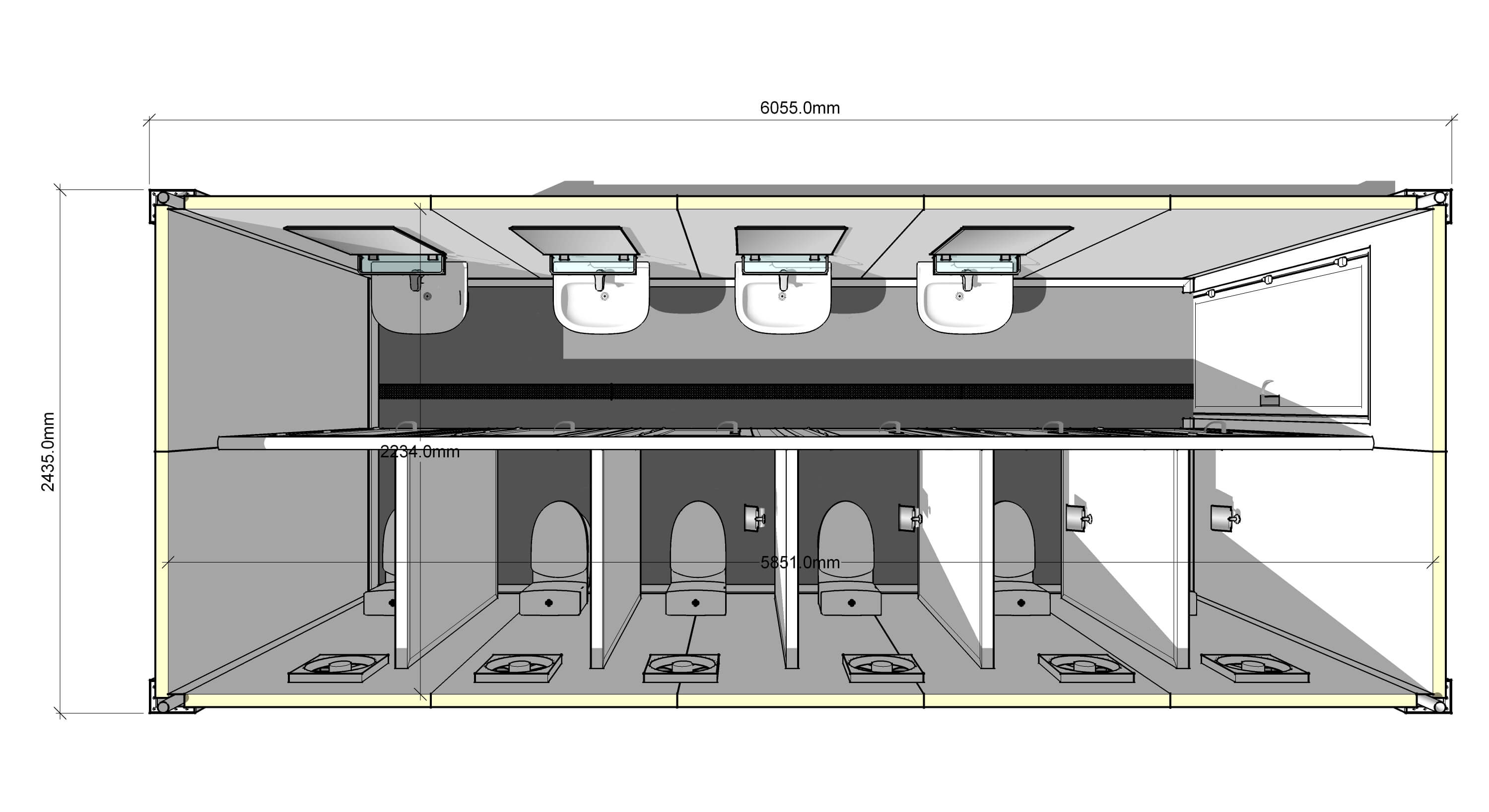 Módulo prefabricado en kit , cabaña, caseta, flat-pack prefabricado ...