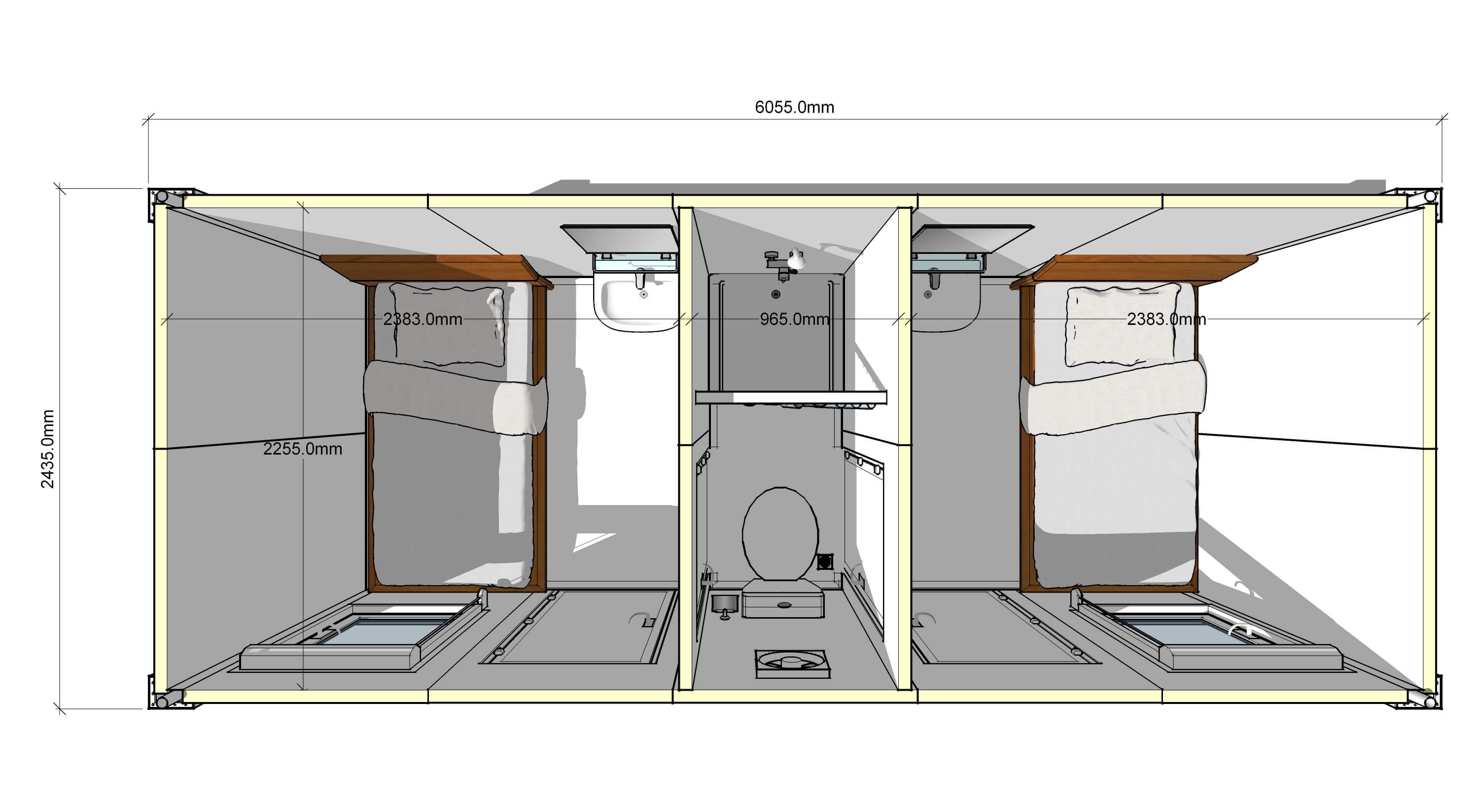 Mobile Units, cabins, prefab flat-pack - Sogeco Living SA
